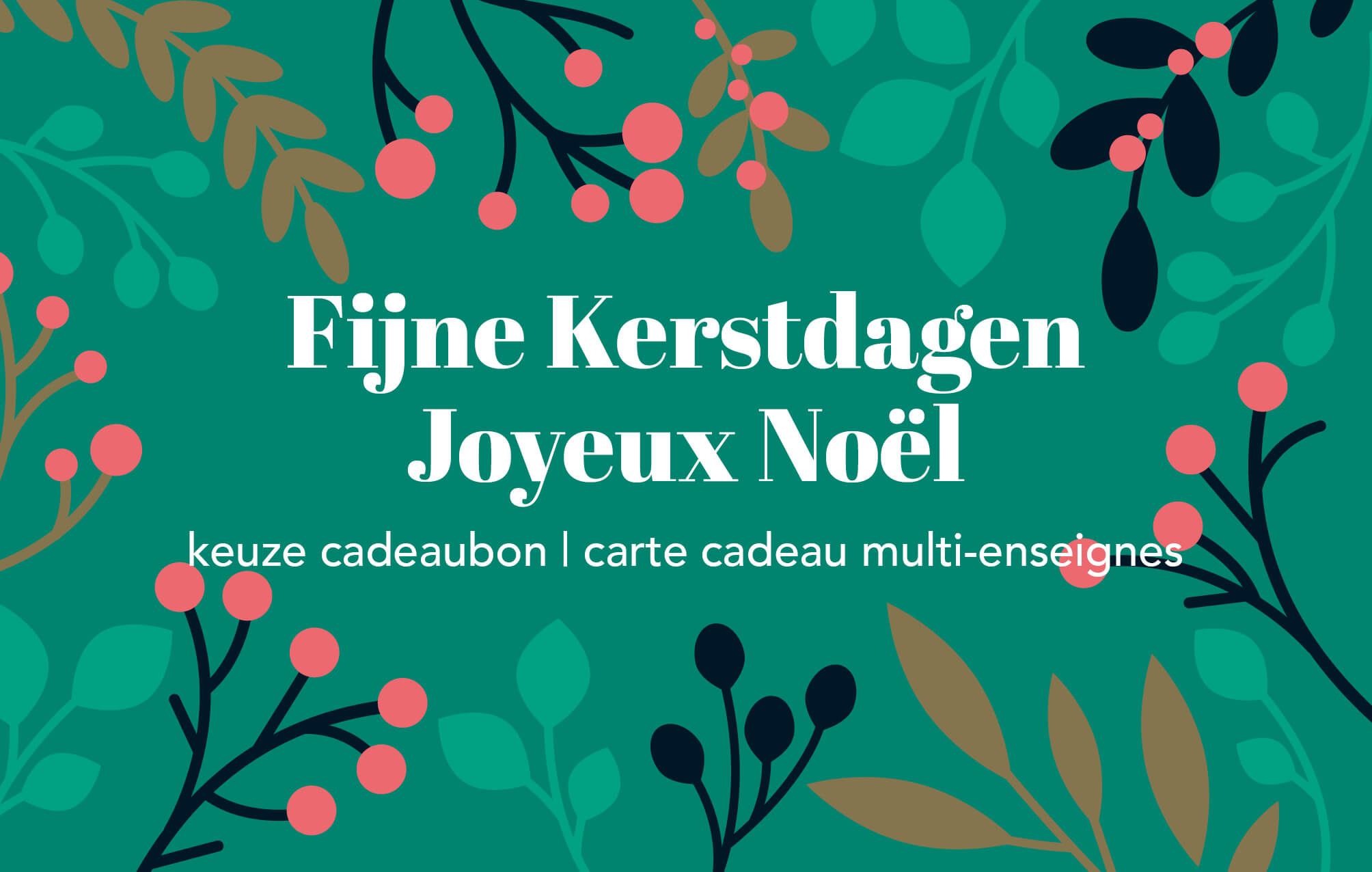 Fijne Kerstdagen Keuze Cadeaubon kopen? | Giftcards.be