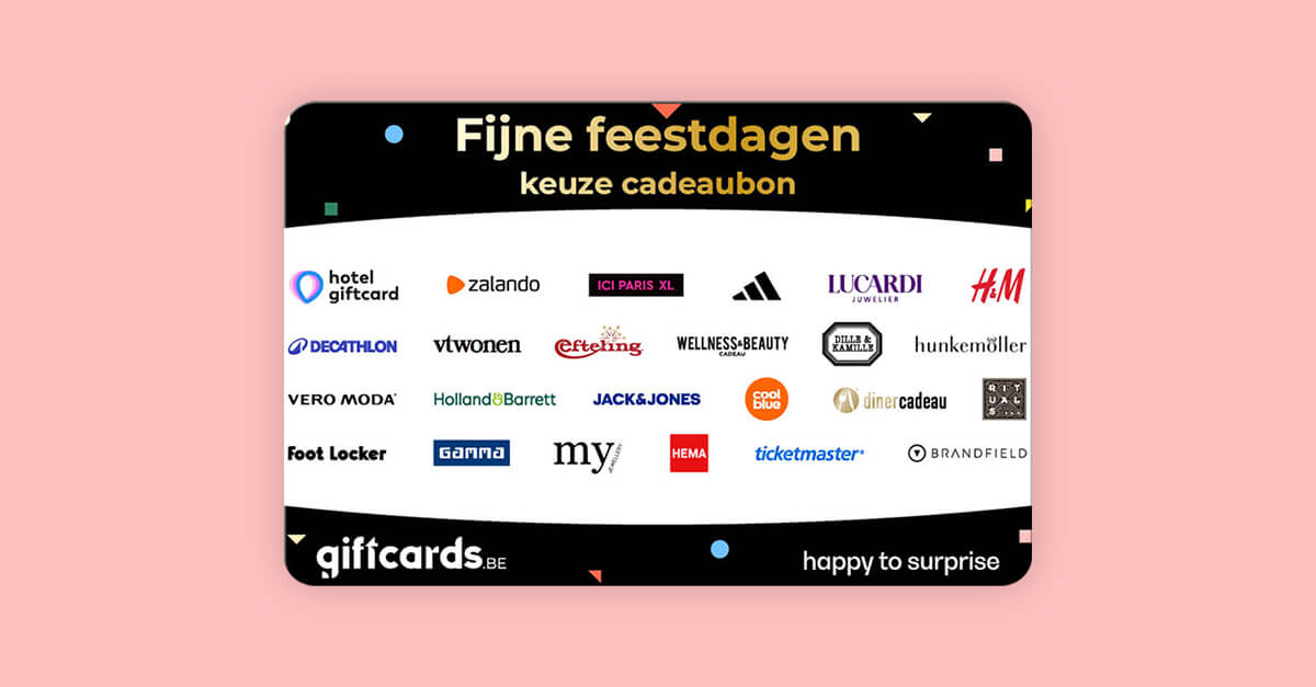Keuze Cadeaukaart voor de Feestdagen - Giftcards.be